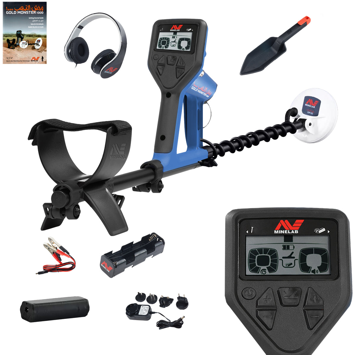 Minelab Gold Monster 1000 Metal Detector With 5 Dd Search Coil