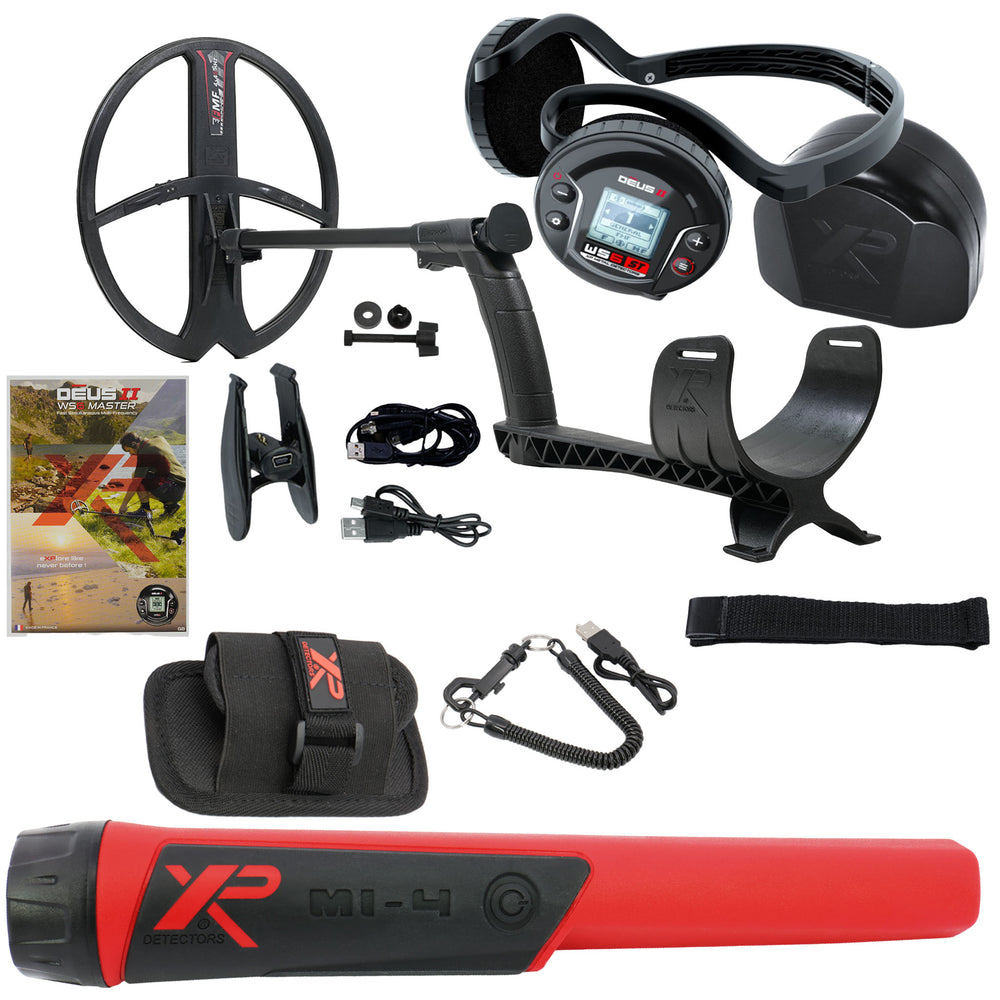 XP DEUS II WS6-ST Master Fast Multi Frequency Metal Detector with 13 x ...