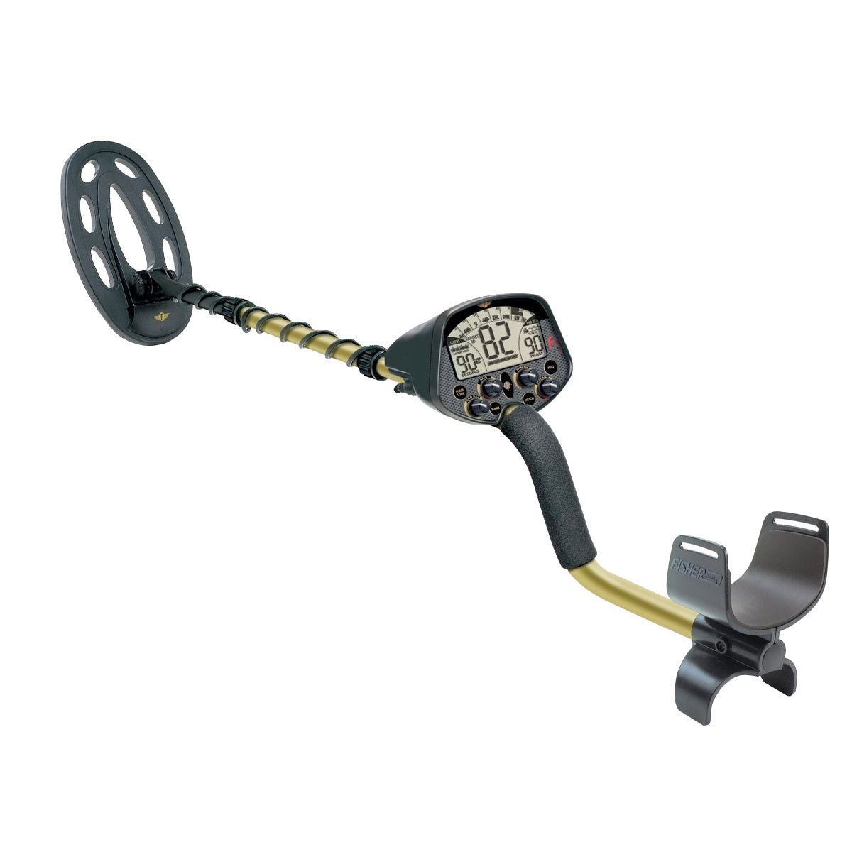 Fisher F5 Visual & Audio Target-ID Metal Detector 10" Elliptical Water ...